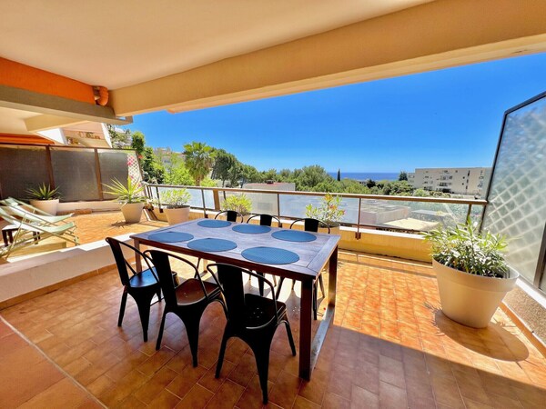 Cc G Terrasse De Fabron - Swimming Pool- Sea View - Niza