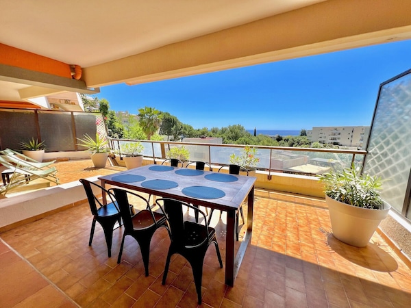 Cc G Terrasse De Fabron - Swimming Pool- Sea View - Niza