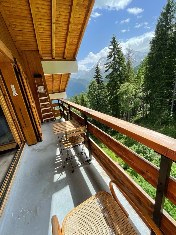 Charmant Appartement Vue Mont Blanc, Résidence Avec Piscine - Sallanches
