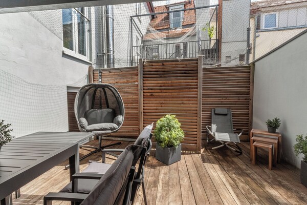 Old Town! Exclusive 3-room Apartment, Roof Terrace, Wlan, Parking Lot - Norymberga