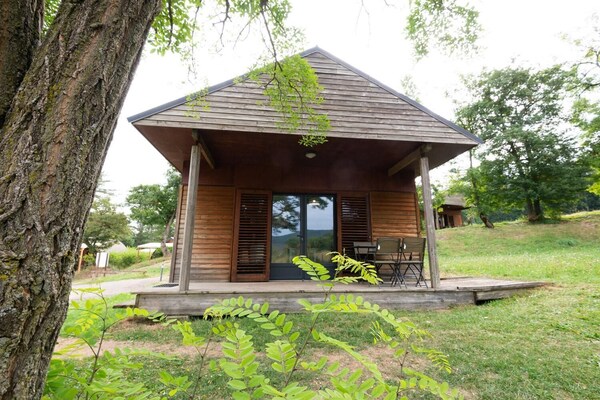 Chalet 4 Personnes - Camping Les Berges Du Bramont - Sainte-Énimie