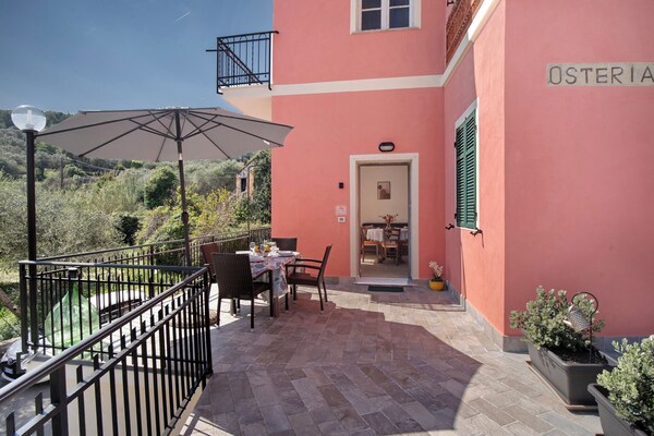 Holiday Home 'Cà Du Mandaìn' With Mountain View, Private Terrace And Air Conditioning - Alassio
