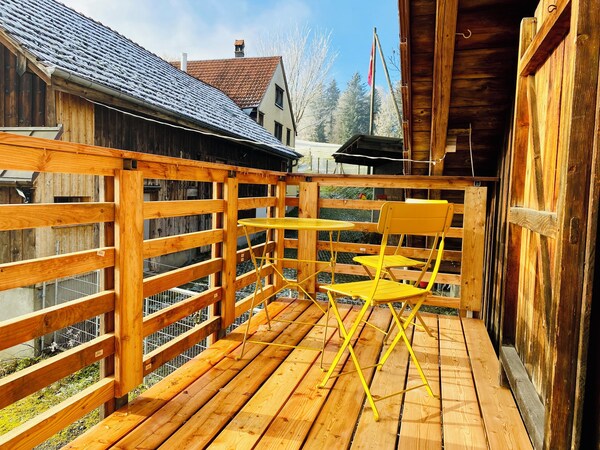 Farmhouse In Secluded Location For 2 People With Terrace And Balcony, Dogs Welcome - Saint-Gall