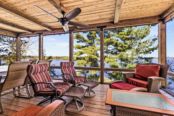 Stunning Log Home On Beautiful Lake Kabetogama - Voyageurs National Park, Minnesota