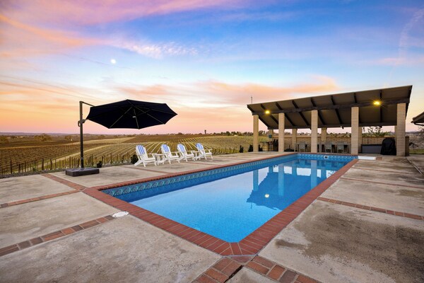 Private Pool, Firepit & Wine Room Near Top Paso Wineries | Devi Ranch - Paso Robles, CA
