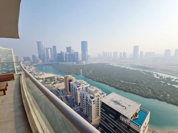 Harf2508a Chic 2-bedroom Apartment With Wifi, Ac In Awesome Abu Dhabi - Abu Dhabi