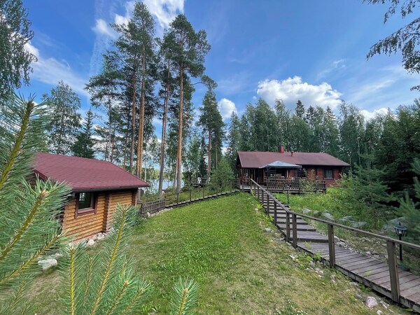 Villa Joutsen In Saimaa With Jacuzzi - Savonlinna