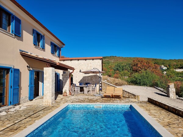 Vila Riba - A Place Of The Heart For Family/friends With Sea Views In Istria - Labin