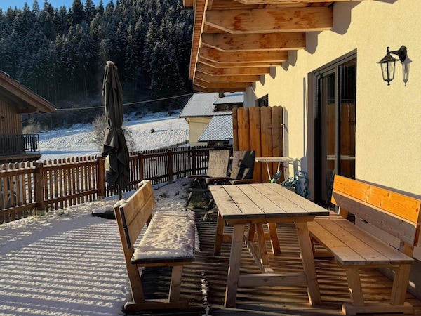 Schönes Chalet Nahe Skigebiet Nassfeld - Weißensee