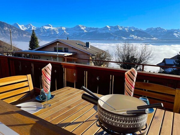 Swisshut Stunning Views Alps & Lake - Chalet Aeschlen - Faulensee