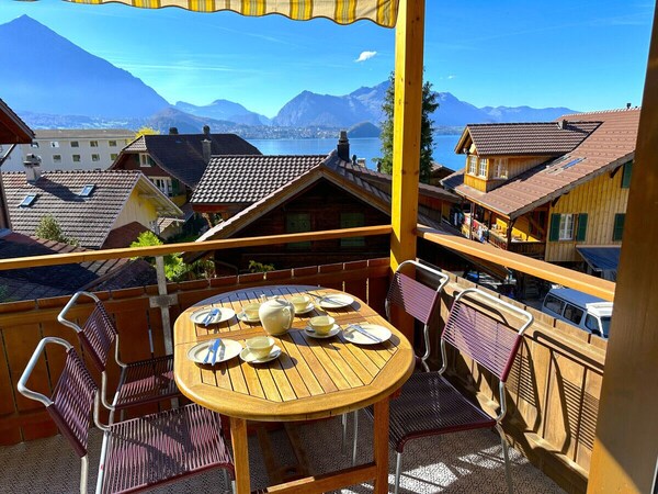 Swisshut Stunning Views Alps & Lake - Apart. Innerdorf - Gunten