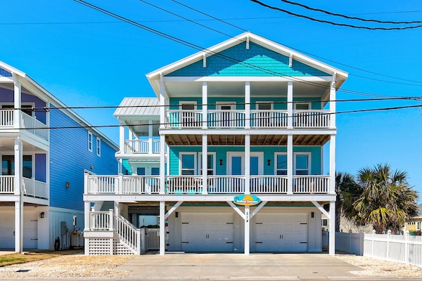 Sf214: Endless Summer  Updated, Spacious Home With Private Pool And Ocean Views - Kure Beach, NC