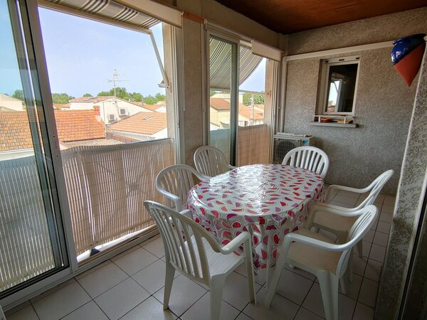Appart 2 Ch Avec Loggia à 100m Du Centre - Valras-Plage