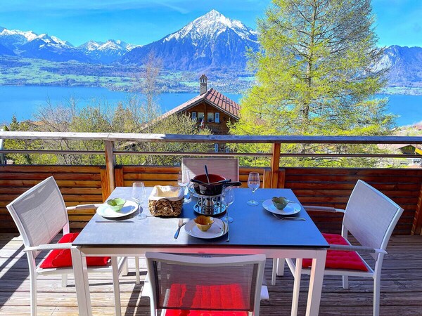 Swisshut Stunning Views Alps & Lake - Apart. Felden - 土恩