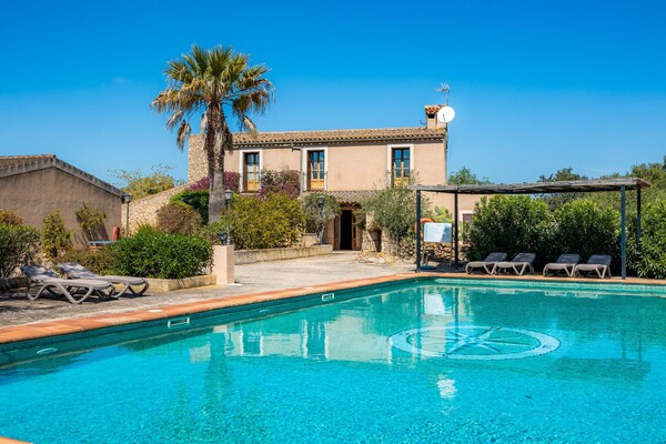 Country House 'Patró' With Mountain View, Private Pool And Wi-fi - Manacor