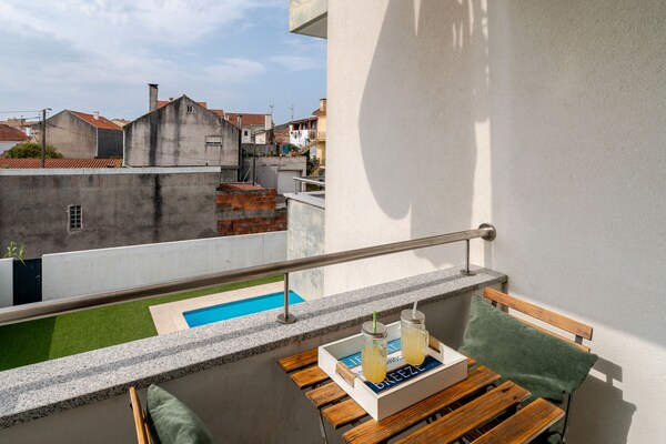 Ferienwohnung 'Estrelinha Do Mar' Mit Gemeinschaftspool, Wi-fi Und Klimaanlage - Apúlia