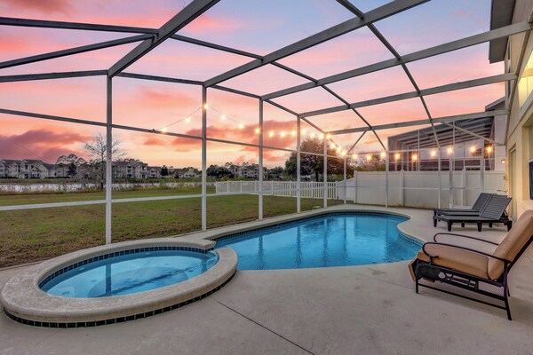 Sunset Views By Pool & Lake  Close To Disney + Weekly Discount For Early Birds - 대븐포트
