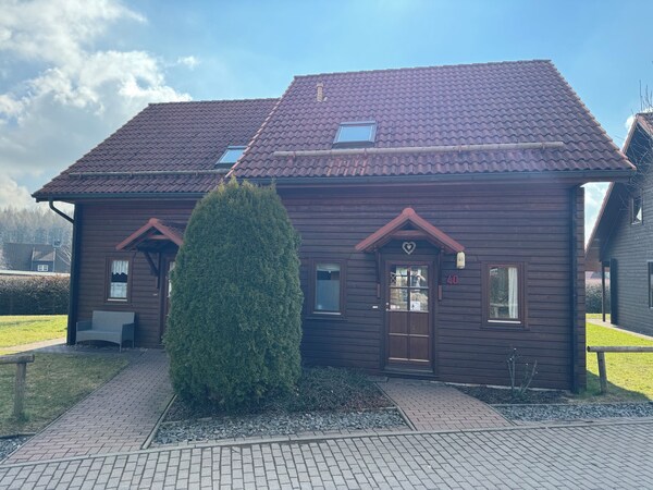 Vacation Home In The Blauvogel Vacation Resort Near The Waldseebad - Harz