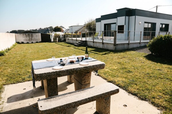 500 M Vom Meer Entfernt, Haus Mit Garten Für 4 - Brignogan-Plage