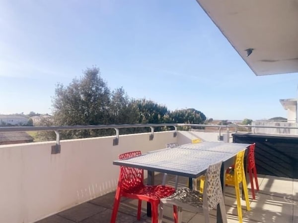 Superbe Appartement Vue Dégagée - 4 Pers. - Plage de Fouras