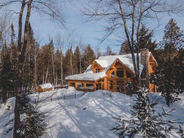 Chalet Black Eagle On Fiddler Lake (Lakefront) With Hot Tub And Sauna - Saint-Sauveur