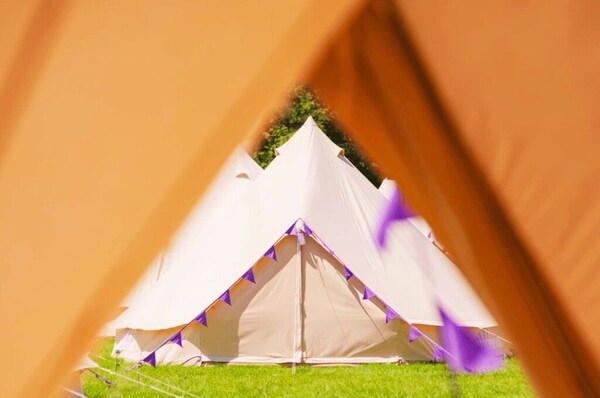 Spacious Bell Tent Nestled In Our Orchard Field At Edinburgh Festival Glamping! - Edinburgh, UK