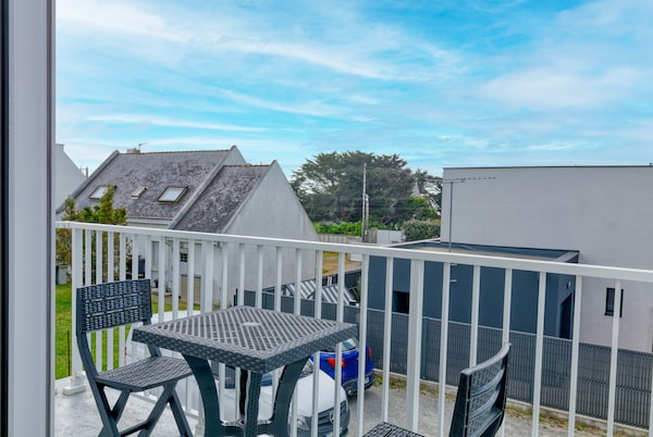 Appartement 'Bel Appartement - 2min Plage' Avec Vue Sur Mer Et Balcon - Piriac-sur-Mer
