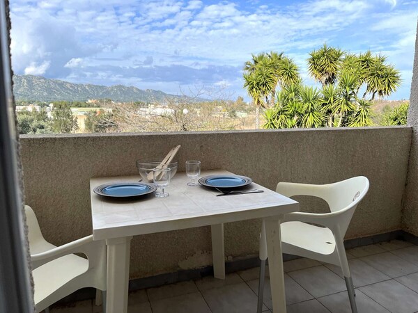 Studio à Saint-florent Avec Balcon Et Climatisation - Plage de Saleccia