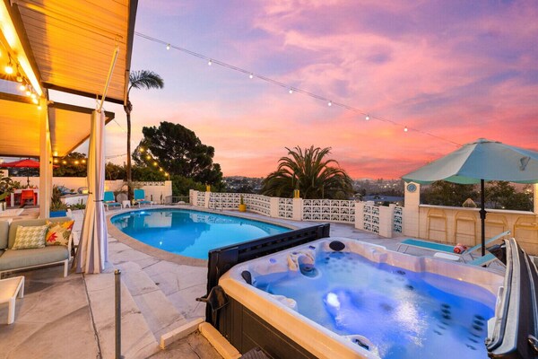 Golden Hour Bliss: Pool, Hot Tub & Firepit - 拉米薩