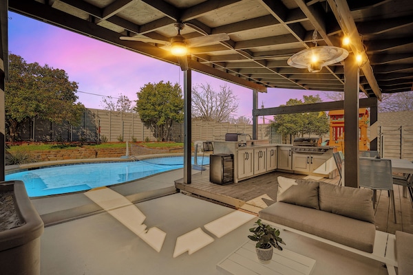 Heated Pool, Hot Tub, Gaming, Pizza Oven, 18 Mins To Dallas - DeSoto, TX