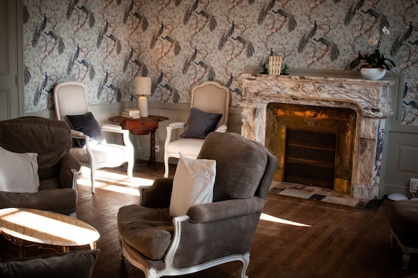 Chambre D'hôtes 'Suite Familliale - Vue Sur Parc' Avec Jardin Partagé Et Wi-fi - Lusignan