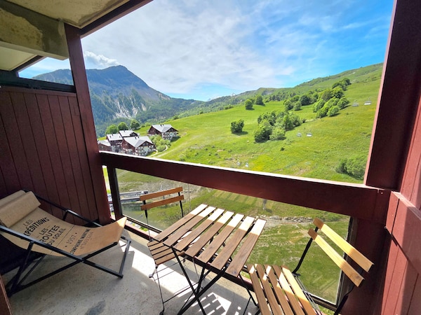 Apartment 'Agréable 28m² - Ski Aux Pieds' With Mountain View And Balcony - Saint-Jean-de-Maurienne