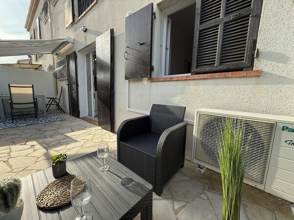 06cp - Beau T2 Super éQuipé Avec Terrasse - La Colle-sur-Loup