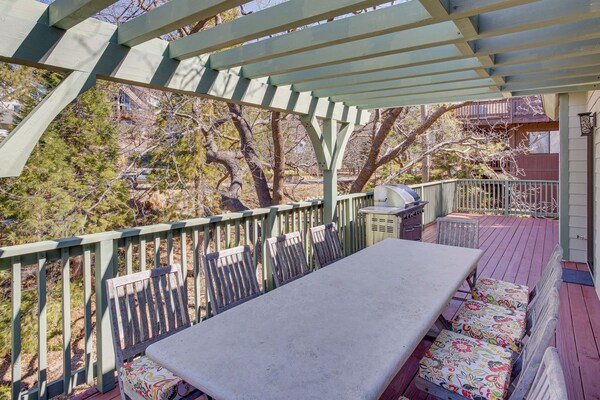 Game Room & Deck: Pet-friendly Lake Arrowhead Home - San Bernardino, CA