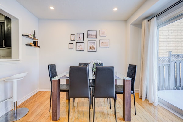 3 Bedrooms Markham Private Home W Parking 3-6guests - Toronto