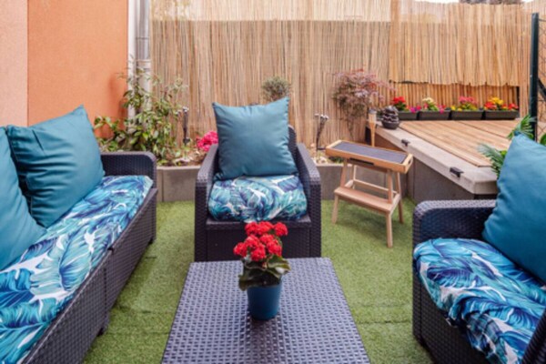 Escapade Exotique-terrasse Privée-️love&jacuzzi Proche De Paris - Val-d'Oise