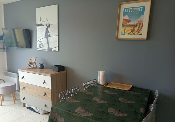 Charming T2 With Sea View In Sainte-cécile - Hardelot-Plage