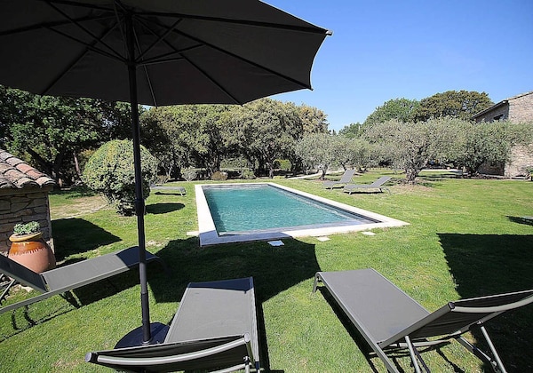 Mas En Pierre Climatisé Dans Beau Parc, Piscine Chauffée, à L'isle-sur-la-sorgue - L'Isle-sur-la-Sorgue