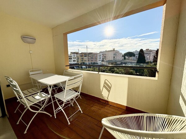 Studio Cabine Climatise Avec Chambre Alcôve - Marseillan