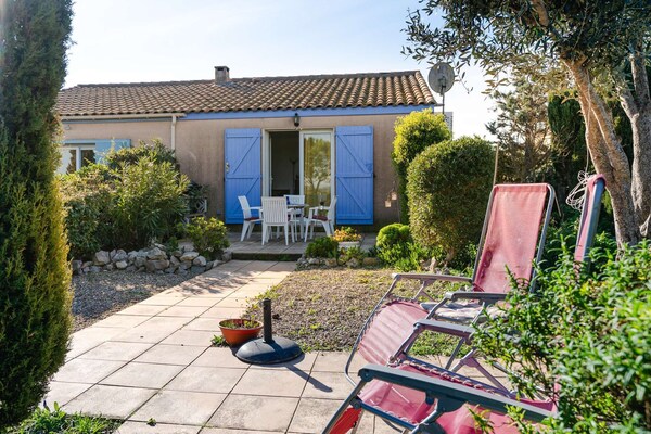 Mp21 Villa 3 Pièces Sur Grand Jardin Avec Vue Sur Mer Et Clape - Saint-Pierre-la-Mer