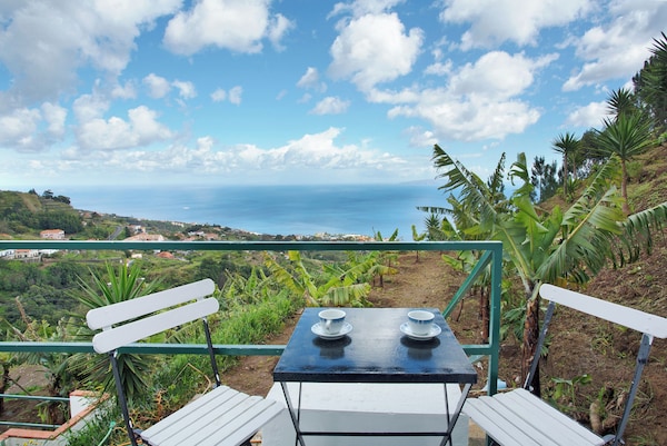 Bungalow 'Country House Private' With Sea View, Shared Pool And Wi-fi - Madeira