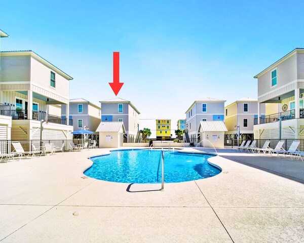 Front Row Gulf View Cottage, Pool, Steps To Beach & Lagoon, Fishing Pier, 4br - Gulf Shores, AL