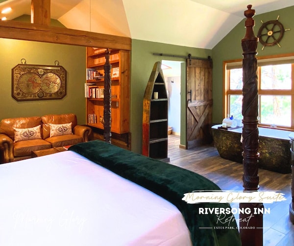 Morning Glory Room At Riversong Inn In Estes Park - Riverside In Rocky Mountain National Park - Estes Park
