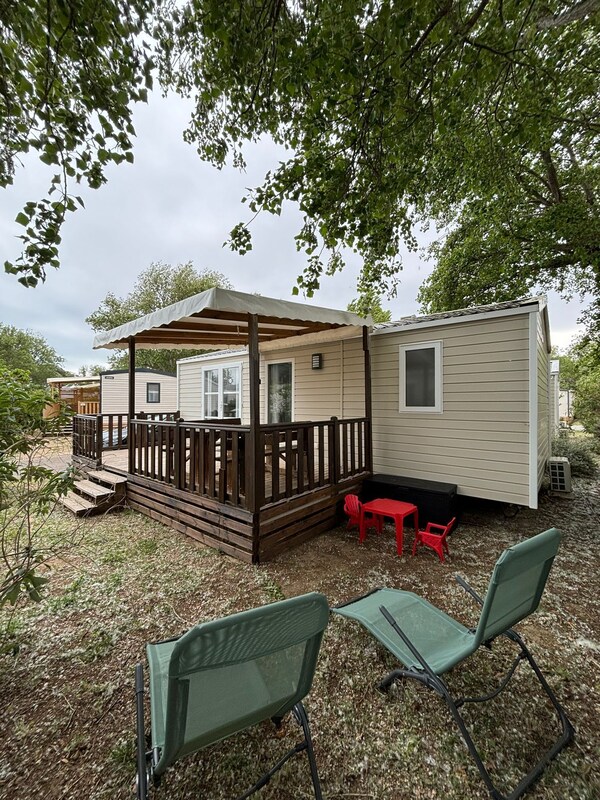 Caravan 'Narbonne Plage' With Shared Pool, Private Terrace And Air Conditioning - Narbonne