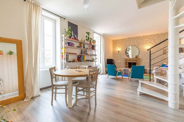 Le Duplex Pernot -Appartement 2 Chambres -Sr Loc - Dijon