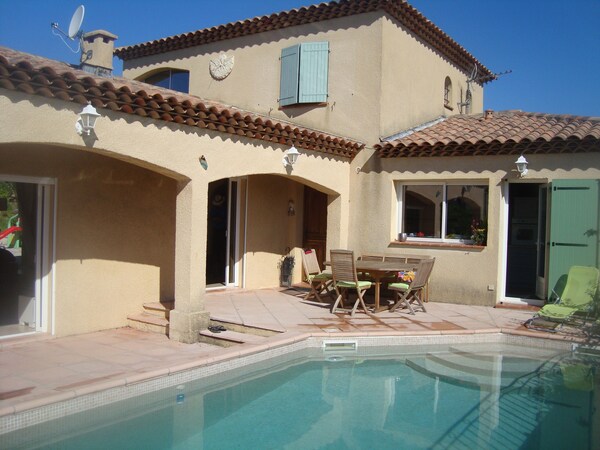 Family Villa With Pool 5 Mns From The Beach - Le Pradet