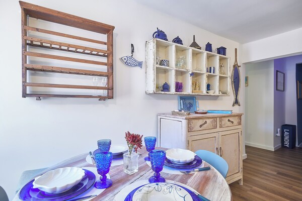 La Medusa Blu - Dos Habitaciones Piso, Capacidad 3 - Albenga