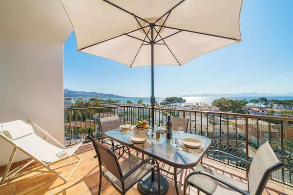 A. The Shell Ll New, Sea Views And Pool - Alcúdia