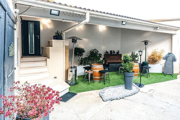 Le Edouard" Luxury Suite With Relaxation Area And Sauna, Outdoor Area And Vaulted Cellar - Marne