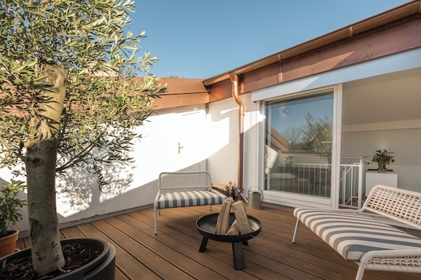 Cozy Calm Maisonette With Private Rooftop In The Heart Of Munich - München